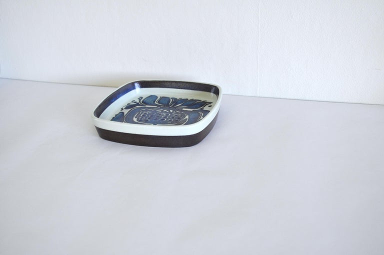 Fajance Plate by Kari Christensen Royal Copenhagen For Sale at 1stDibs