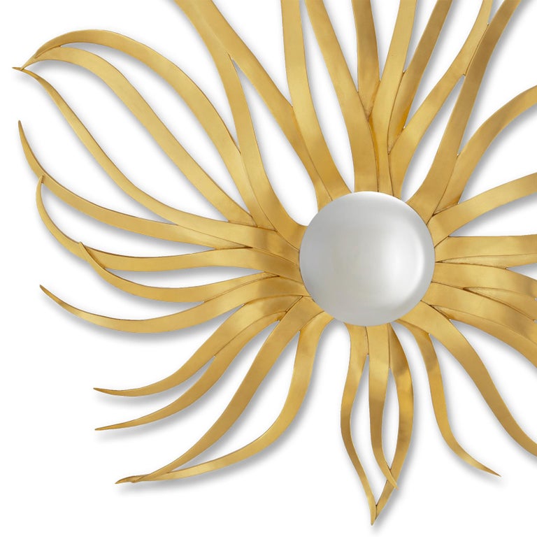 Falling Star Mirror with Gold Paint For Sale at 1stDibs