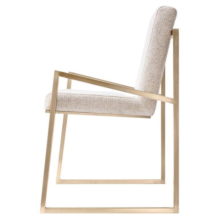 Famed Brass Chair For Sale at 1stDibs