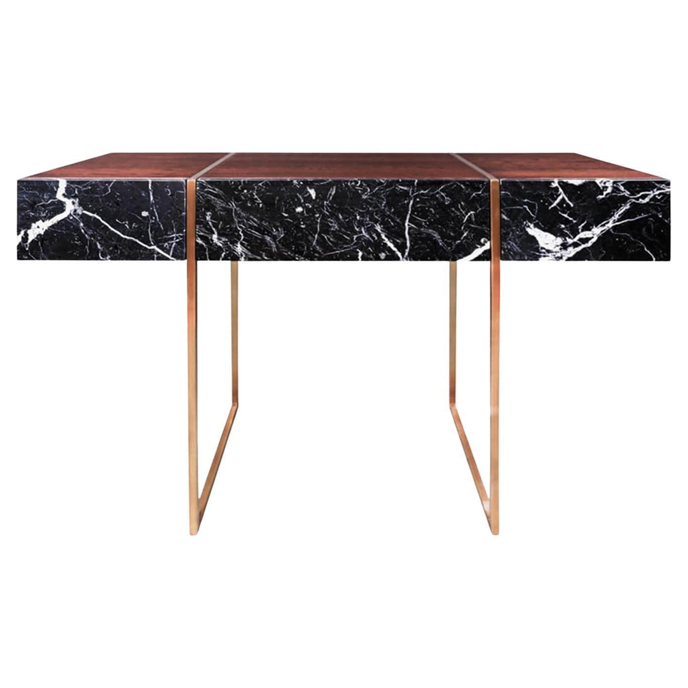 Famed Rainforest Marble TV Cabinet With Drawers by Lagu For Sale at 1stDibs