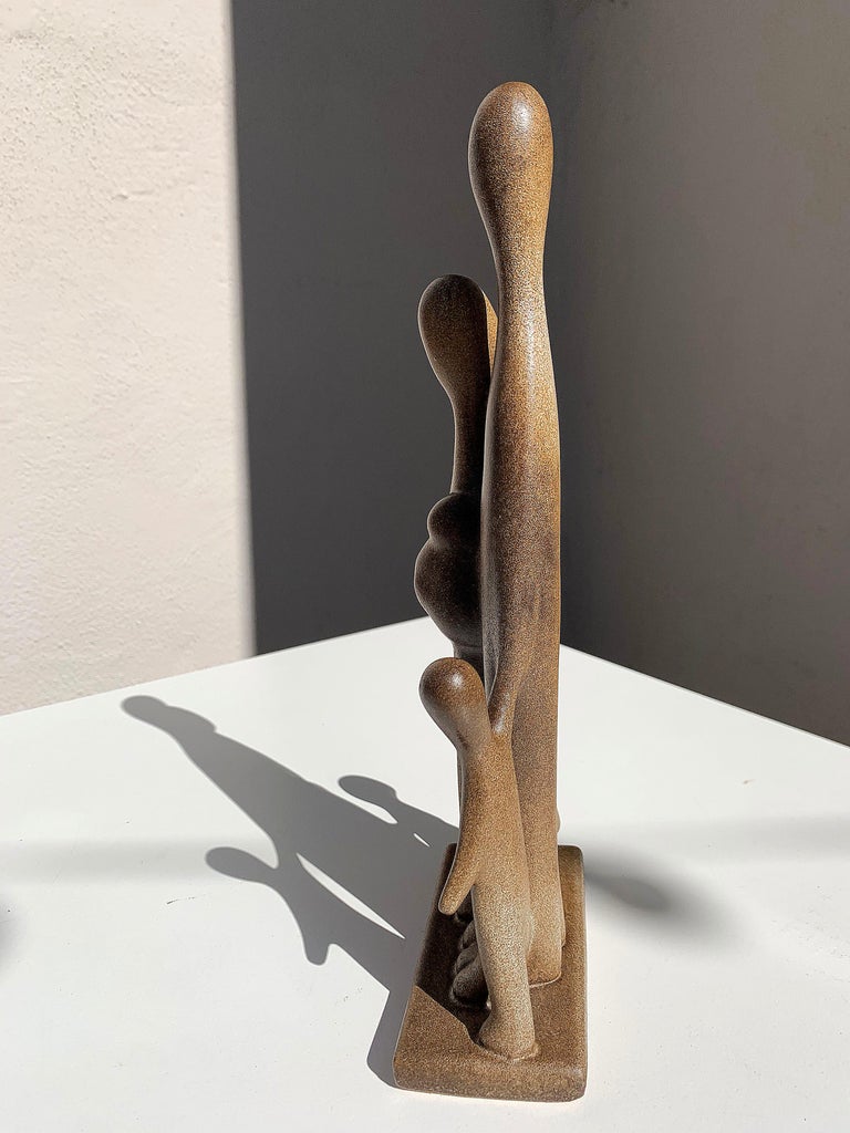 Family of Five Ceramic Sculpture by Howard Pierce at 1stDibs