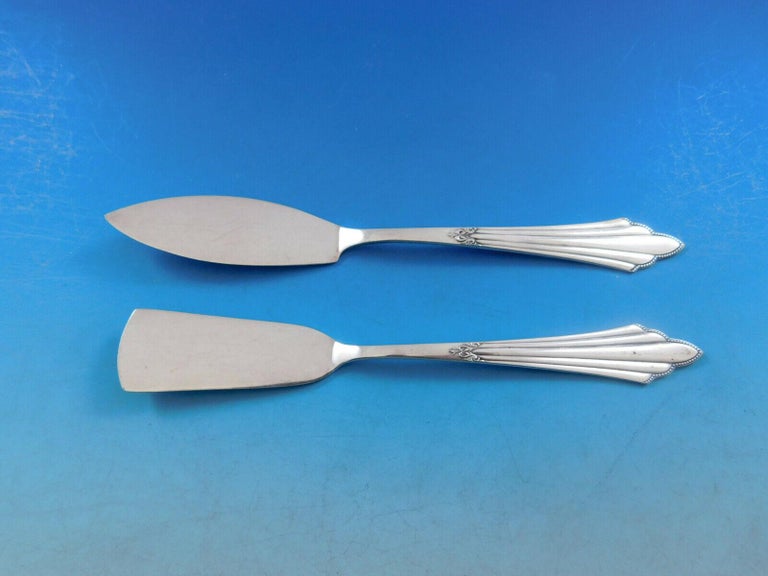 Fan by WMF German Sterling Silver Flatware Service for 8 Set 62 Pieces ...