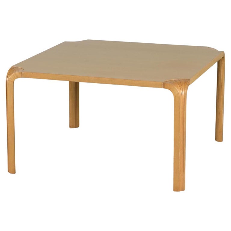 Fan Leg Coffee Table by Alvar Aalto, circa 1970 For Sale at 1stDibs