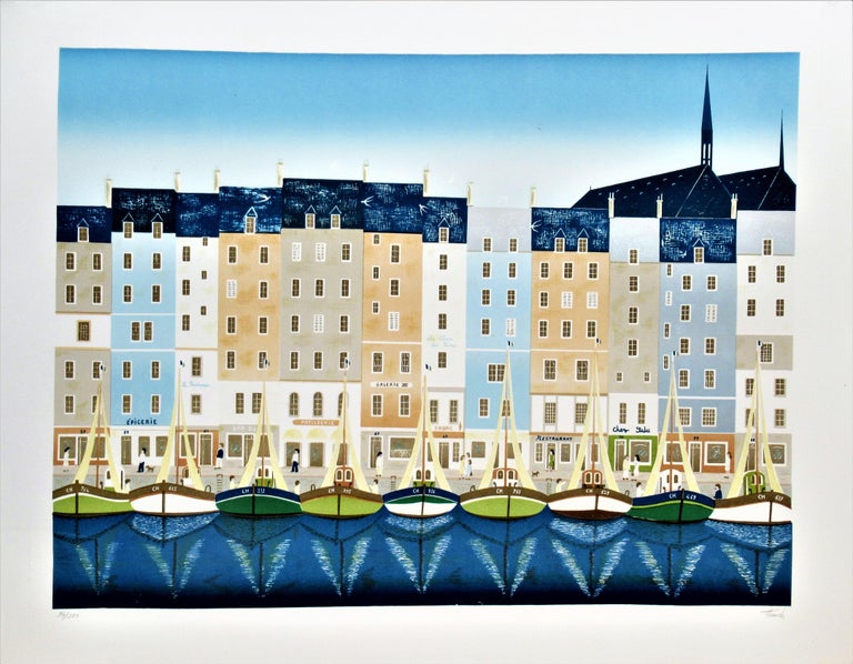 Fanch (Francois Ledan) - La Fete a Honfleur For Sale at 1stDibs