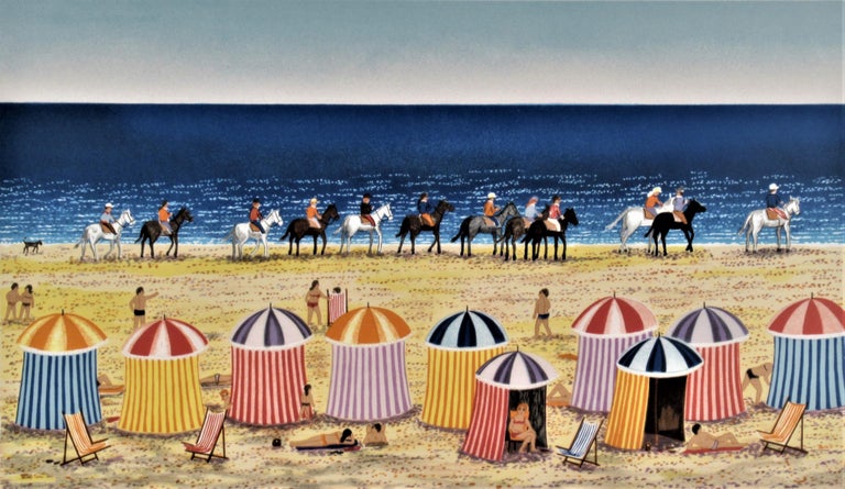 Fanch (Francois Ledan) - Riding at Deauville For Sale at 1stDibs
