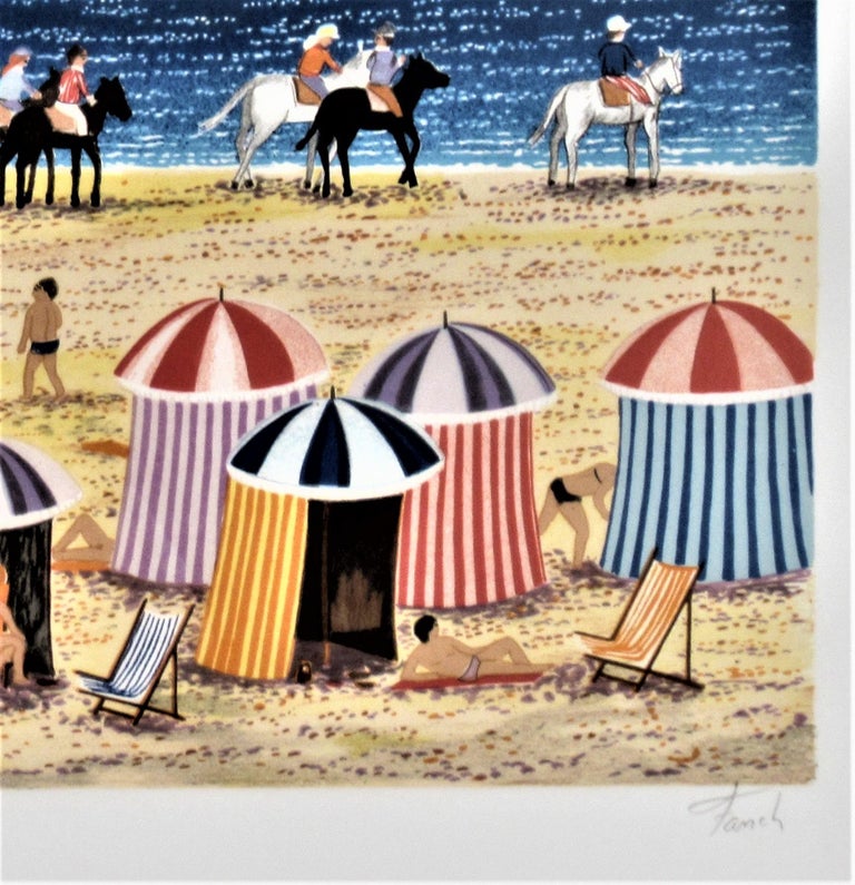 Fanch (Francois Ledan) - Riding at Deauville For Sale at 1stDibs