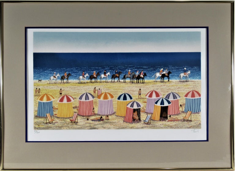 Fanch (Francois Ledan) - Riding at Deauville For Sale at 1stDibs