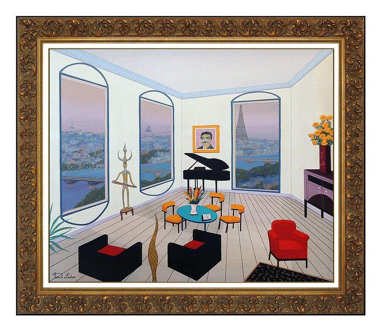 Fanch (Francois Ledan) - Fanch Ledan Acrylic Painting On Canvas Signed ...