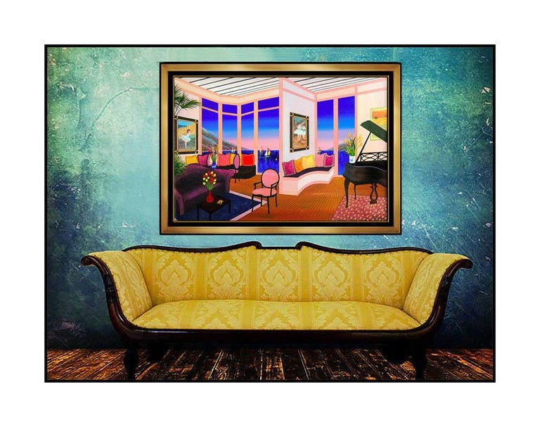 Fanch (Francois Ledan) - Fanch Ledan Large Original Painting Acrylic On ...