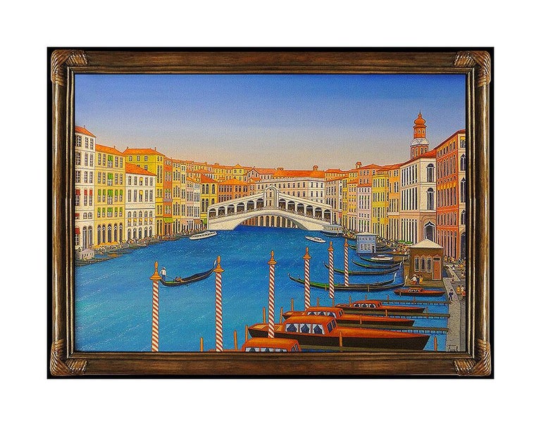 Fanch (Francois Ledan) - Fanch Ledan Original Acrylic Painting On ...