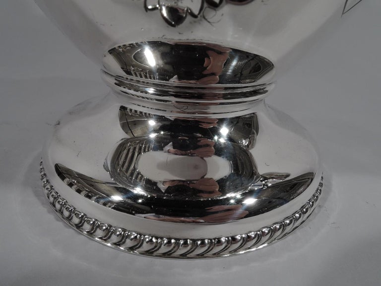 Fancy and Flowery Old-Fashioned Sterling Silver Water Pitcher For Sale ...
