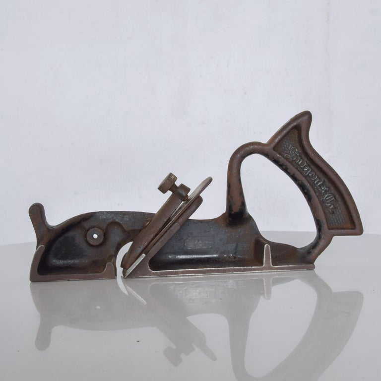 Fancy Antique All Metal Wood Hand Plane Tool Woodworking, circa 1800s ...