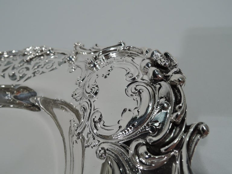 Fancy Antique American Sterling Silver Serving Dish by Howard and Co ...