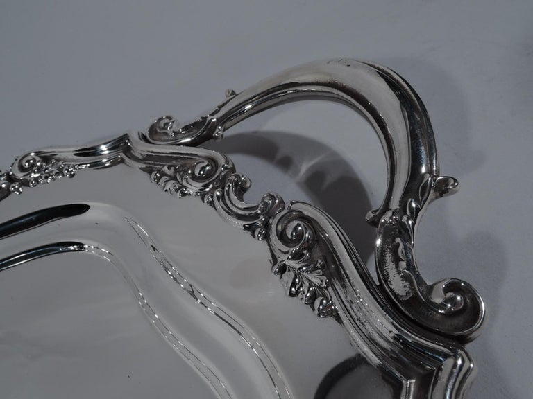 Fancy Antique Gorham Edwardian Sterling Silver Serving Tray at 1stDibs