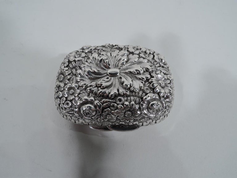 Fancy Antique Tiffany American Repousse Sterling Silver Soap Box For ...