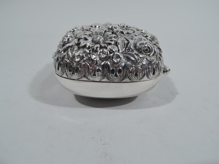 Fancy Antique Tiffany American Repousse Sterling Silver Soap Box For ...