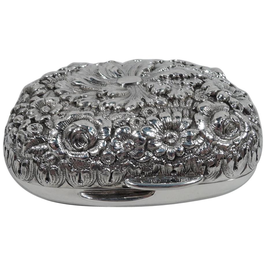 Fancy Antique Tiffany American Repousse Sterling Silver Soap Box For ...