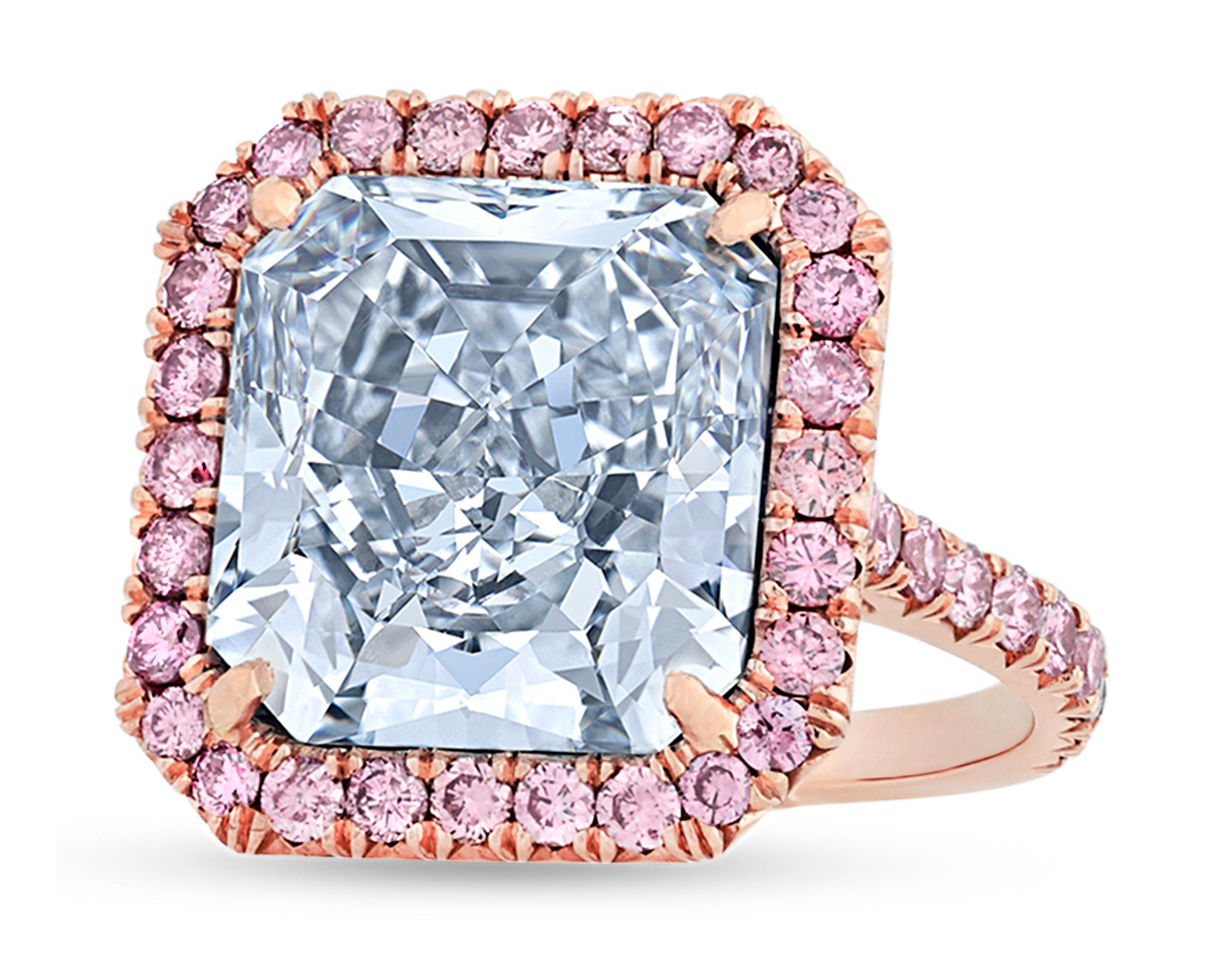Fancy Blue Diamond Ring, 10.06 Carat For Sale at 1stDibs | blu diamond ...