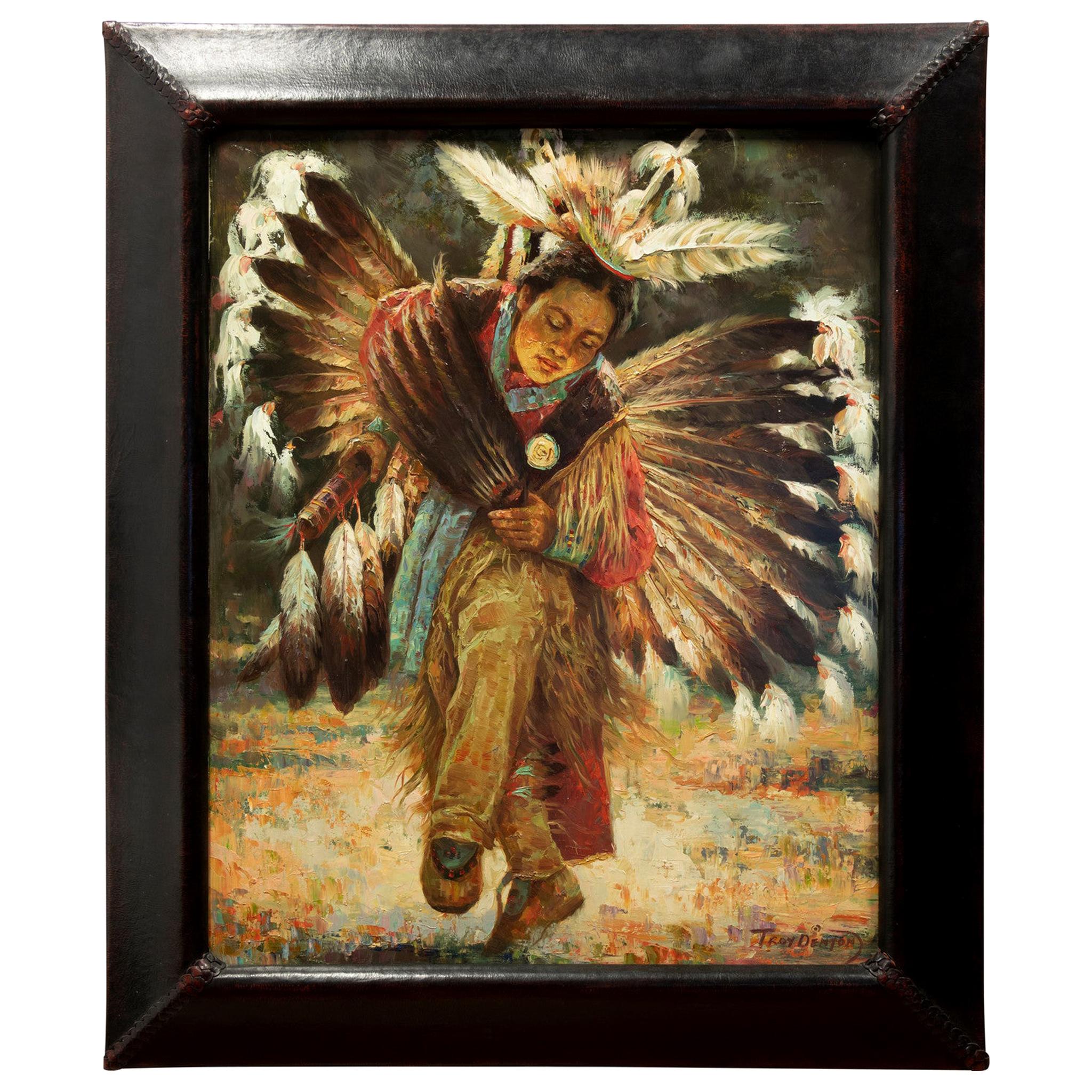 California Studio Mosaic Navajo Sand Painting Yei Dancers Rainbow 1960 ...