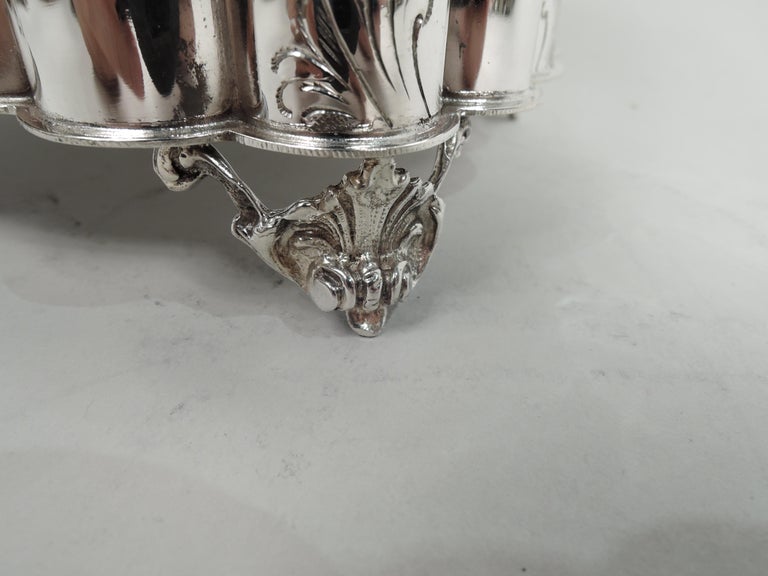 Fancy Italian Classical Sterling Silver Keepsake Casket Box For Sale at ...