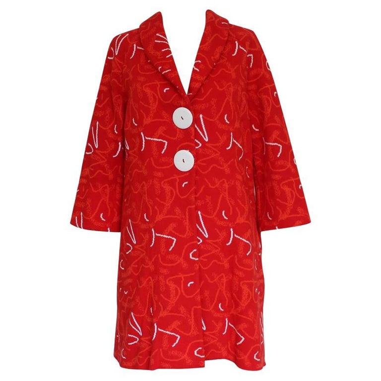 Charlott Fancy overcoat size M For Sale at 1stDibs