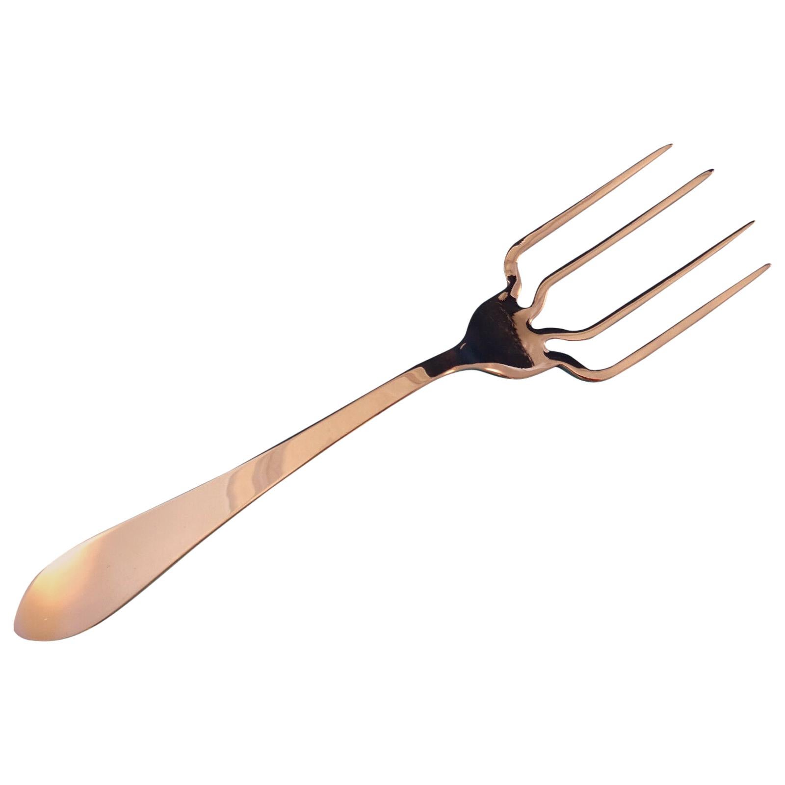 Colonial by Tiffany and Co Sterling Silver BBQ Serving Fork Custom Made For Sale at 1stDibs