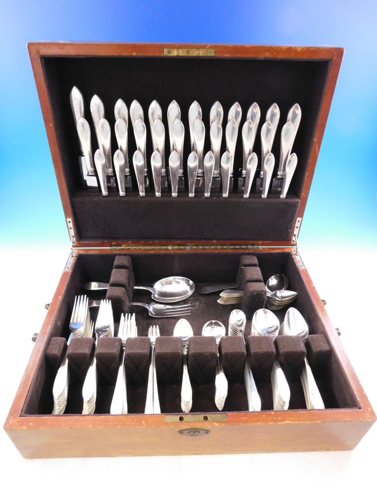 Faneuil by Tiffany and Co. Sterling Silver Flatware Set 12 Service 159 ...