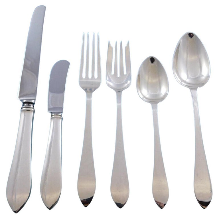 Faneuil by Tiffany and Co. Sterling Silver Flatware Set for 8 Service ...