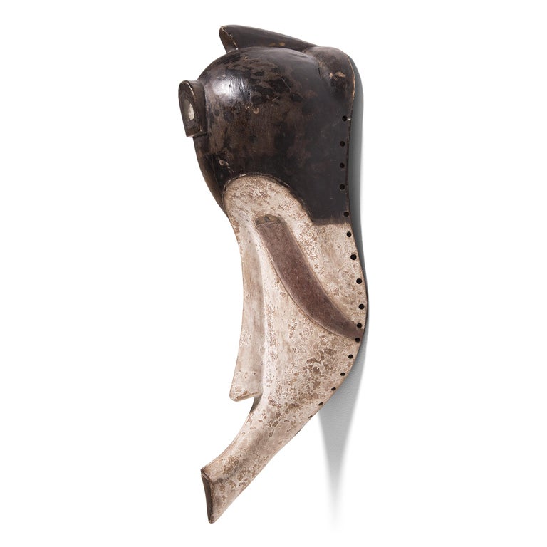 Fang-Style African Painted Mask at 1stDibs