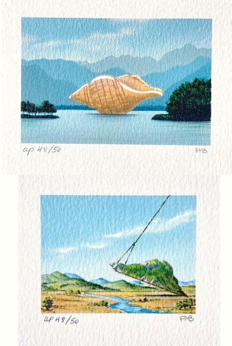 Fanny Brennan - THE VISITOR and MOUNTAIN LIFT, 2 Signed Lithographs ...