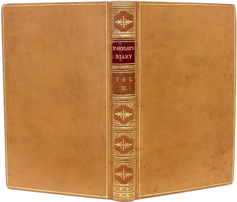Fanny Burney, Diary and Letters of Madame D'arblay, in a Full Leather ...