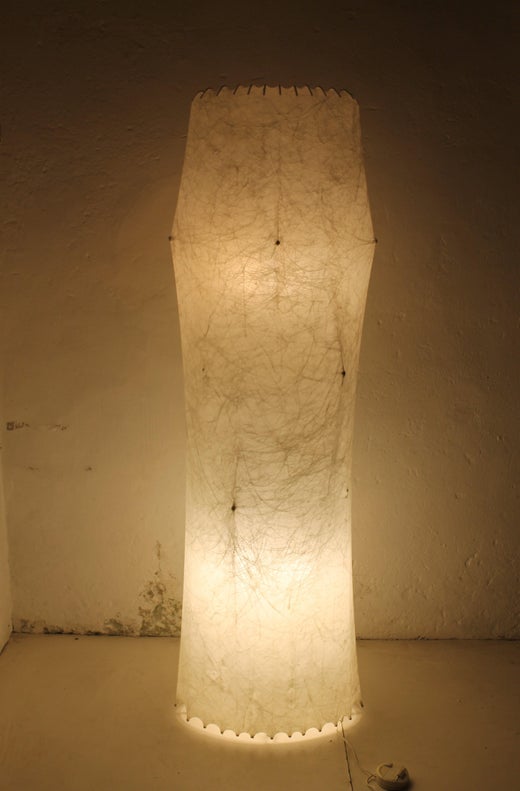 Flos Taccia LED Black Lamp w/ Glass Diffuser, Achille and Pier Giacomo ...