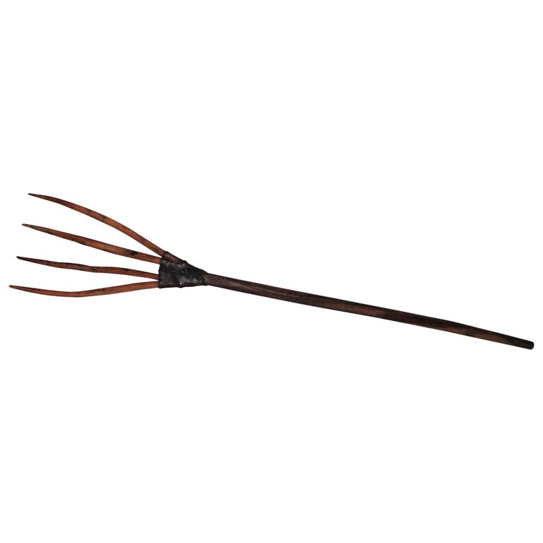 Fantastic 19th Century Handmade Hay Fork from Pennsylvania at 1stDibs
