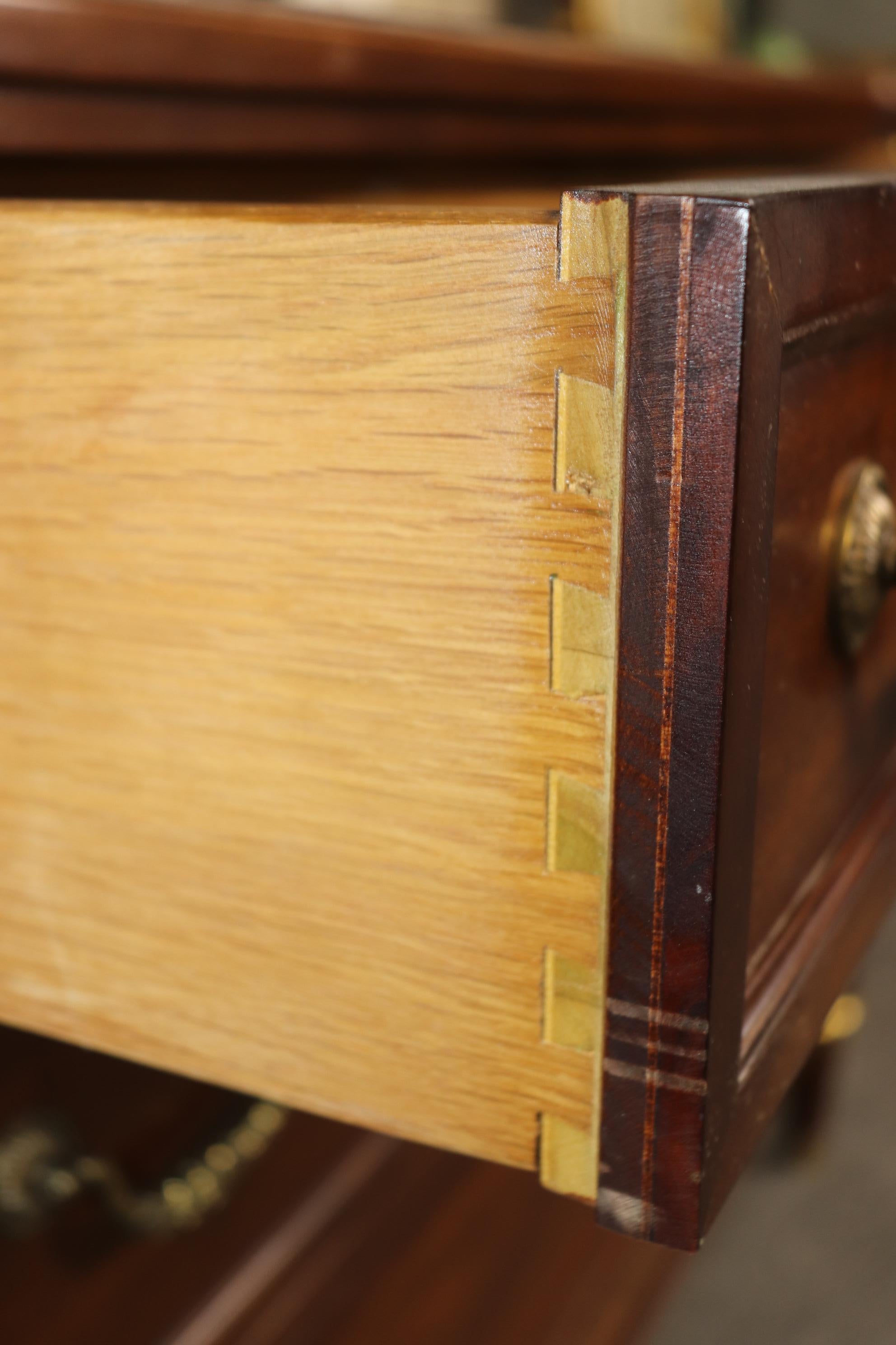 Fantastic Baker Furniture Company Directore Jansen Style Mahogany Brass ...