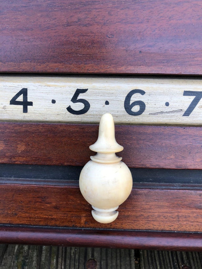 Fantastic British Mahogany Snooker or Billiard Pool Table Scoring ...