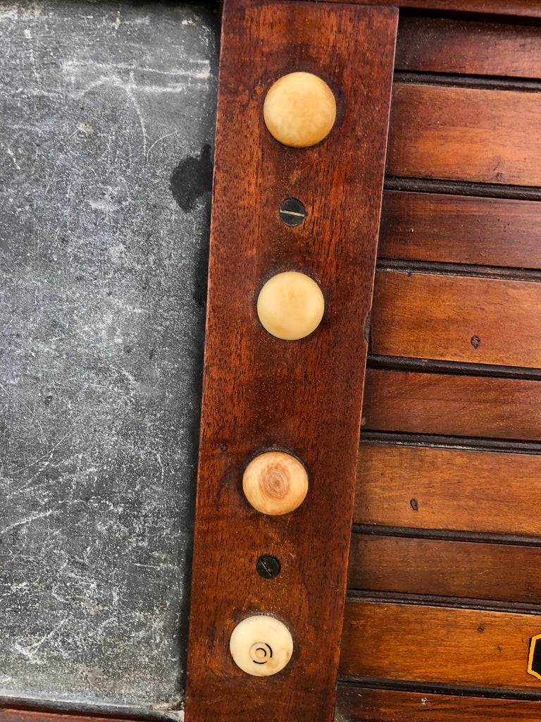 Fantastic British Mahogany Snooker or Billiard Pool Table Scoring ...
