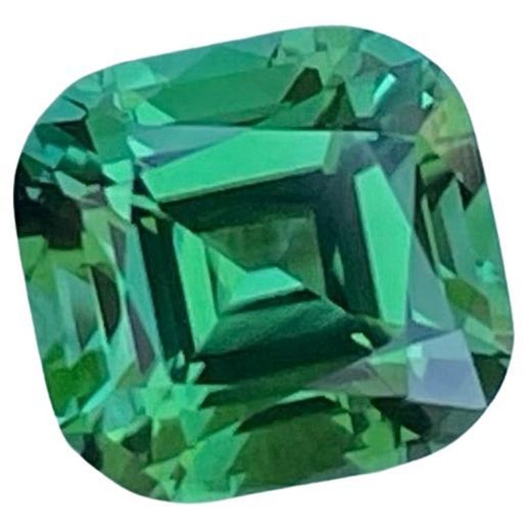 Fantastic Natural Mint Green Tourmaline Gemstone 1.80 Carats Afghani ...