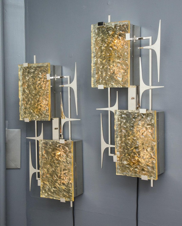 Fantastic Pair of Large Scale Sconces For Sale at 1stDibs