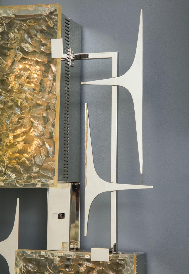 Fantastic Pair of Large Scale Sconces For Sale at 1stDibs