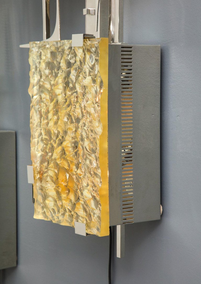 Fantastic Pair of Large Scale Sconces For Sale at 1stDibs