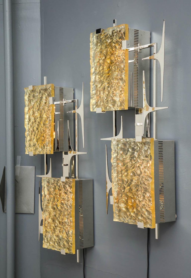 Fantastic Pair of Large Scale Sconces For Sale at 1stDibs