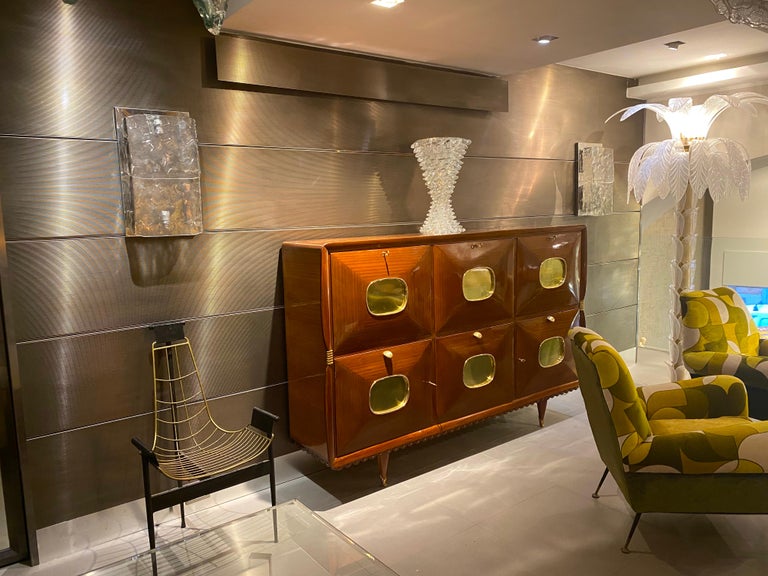 Fantastic Pair of Sconces or Wall Lights by Aureliano Toso Murano 1970 For Sale at 1stDibs