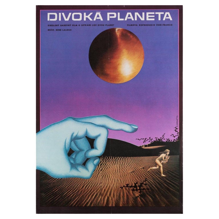 Fantastic Planet 1973 Czech A1 Film Poster For Sale at 1stDibs