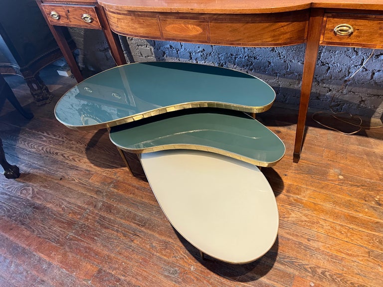 Fantastic Set of Mid-Century Italian “Nesting” Coffee Tables For Sale ...
