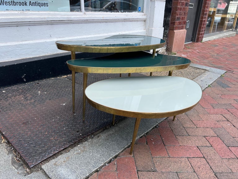 Fantastic Set of Mid-Century Italian “Nesting” Coffee Tables For Sale ...