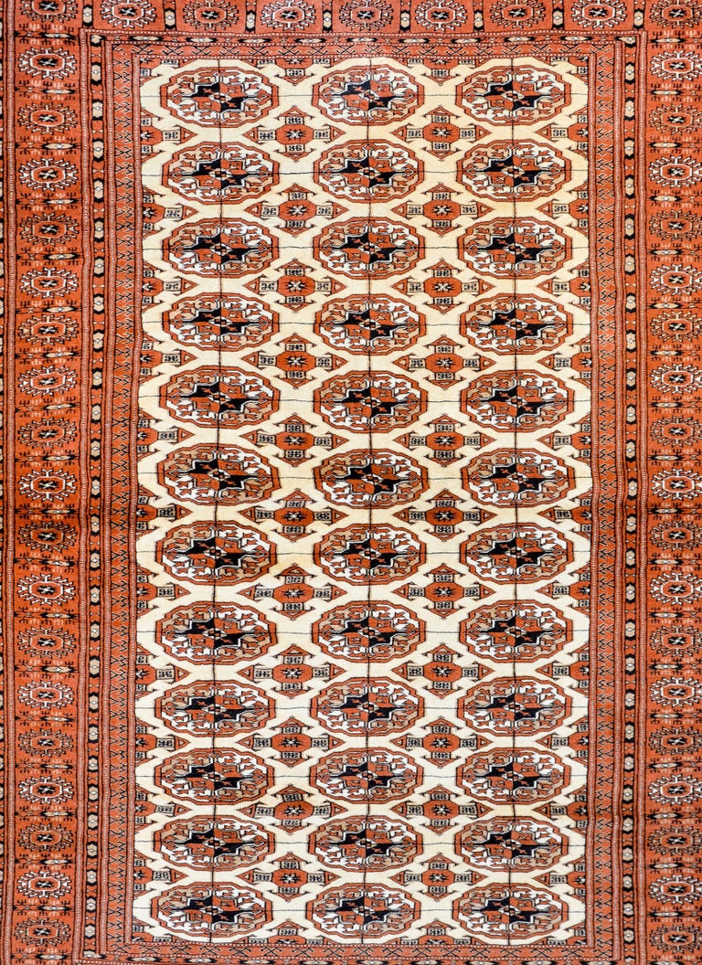 Fantastic Vintage Turkoman Rug For Sale at 1stDibs