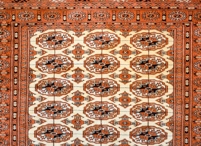 Fantastic Vintage Turkoman Rug For Sale at 1stDibs