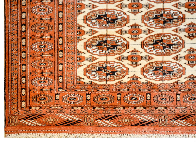 Fantastic Vintage Turkoman Rug For Sale at 1stDibs