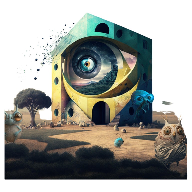 "Fantastical Realms: a Nondual Landscape" For Sale at 1stDibs