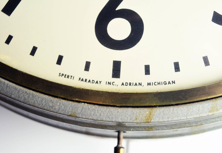 Faraday Round Double Sided Wall Clock at 1stDibs | faraday clock ...